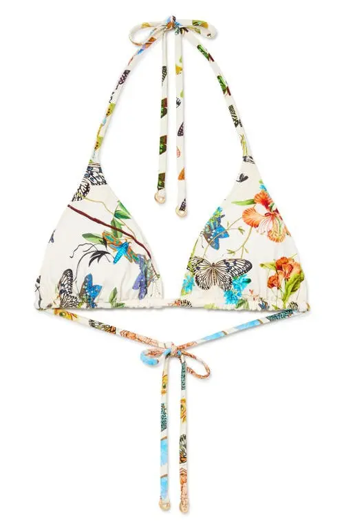 REISS Thia Butterfly Triangle Bikini Top