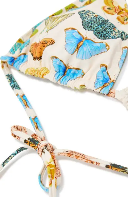 REISS Thia Butterfly Triangle Bikini Top