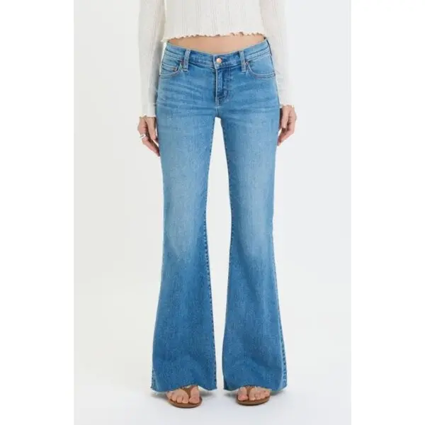DAZE Low-rise Bootcut Jeans - First Crush