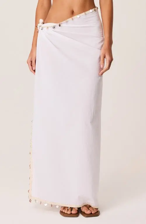 SNDYS. Zelie Shell Wrap Maxi Skirt
