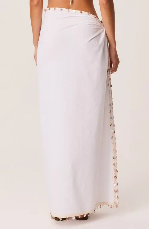 SNDYS. Zelie Shell Wrap Maxi Skirt