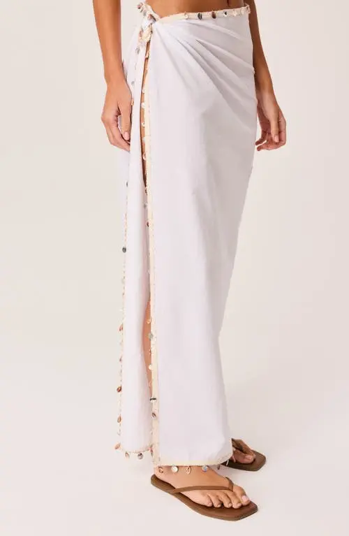 SNDYS. Zelie Shell Wrap Maxi Skirt