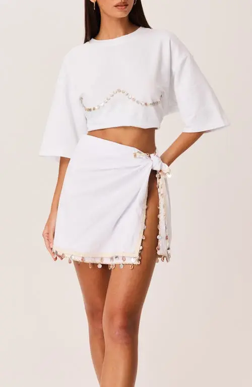 SNDYS. Zelie Shell Wrap Maxi Skirt