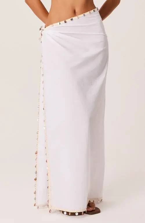 SNDYS. Zelie Shell Wrap Maxi Skirt