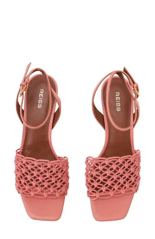 REISS Stephanie Ankle Strap Sandal