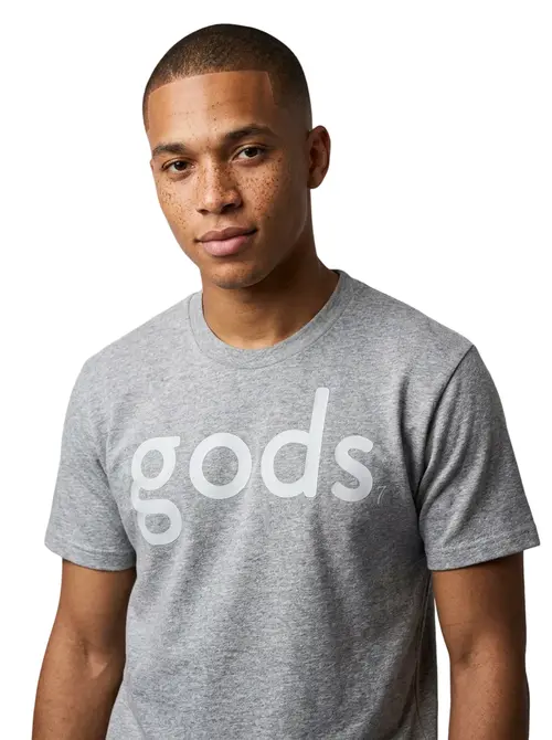AMIR JAMES CLOTHIERS Gods Essential Tee - Grey