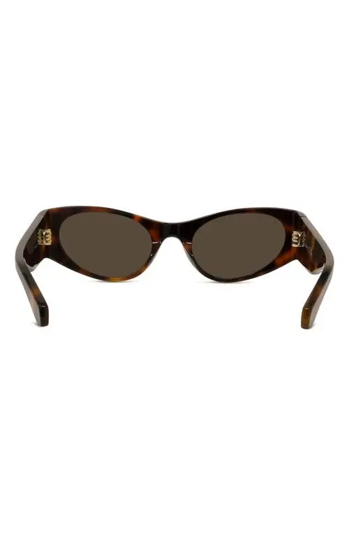 Loewe Signature 53mm Cat Eye Sunglasses