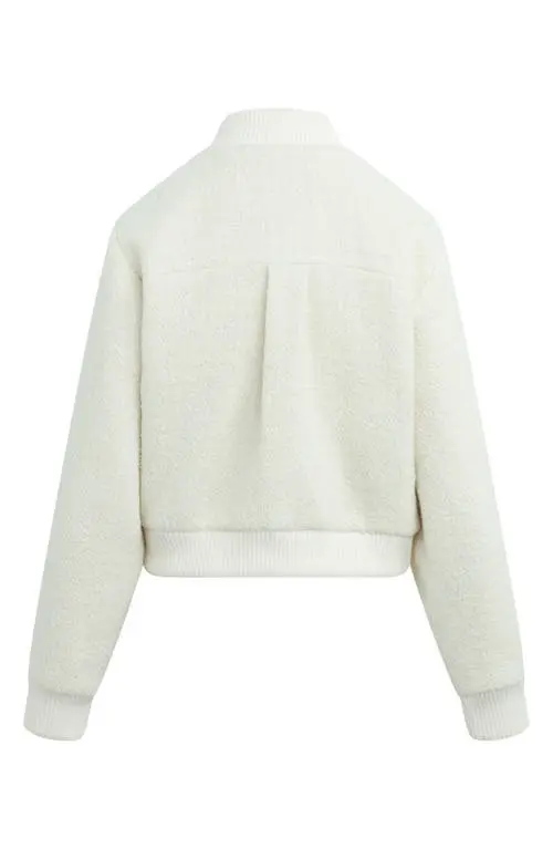 FAVORITE DAUGHTER The Bouclé Studio Bomber Jacket