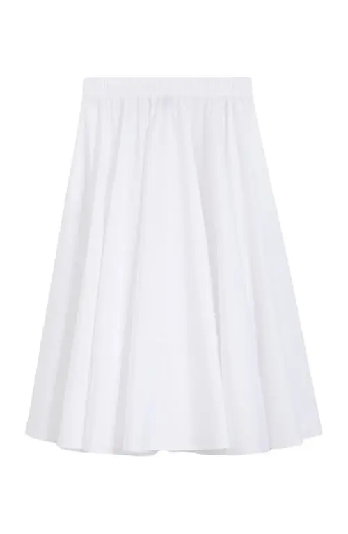 BOSS Valie Cotton Midi Skirt