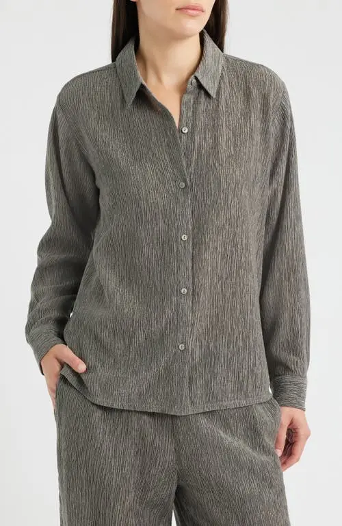 Eileen Fisher Classic Collar Easy Shirt