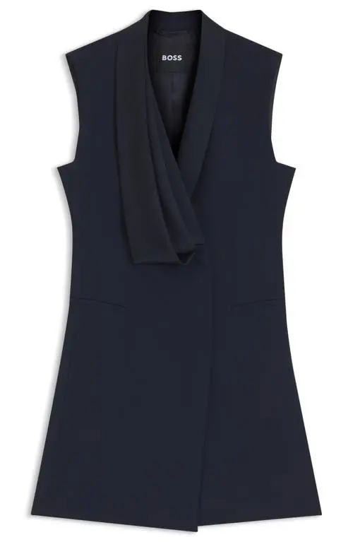 BOSS Danjanal Sleeveless Tuxedo Minidress