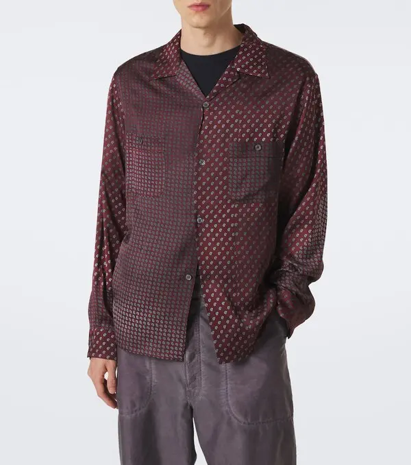MAISON MARGIELA Paisley Satin Shirt