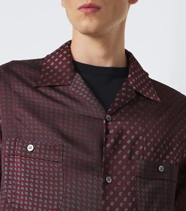 MAISON MARGIELA Paisley Satin Shirt