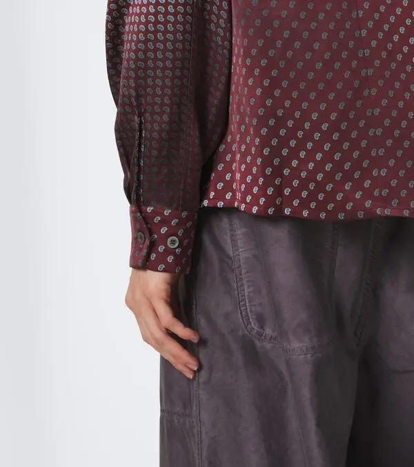 MAISON MARGIELA Paisley Satin Shirt