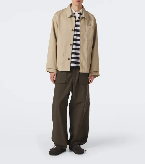 JW Anderson Cotton-blend Wide-leg Pants