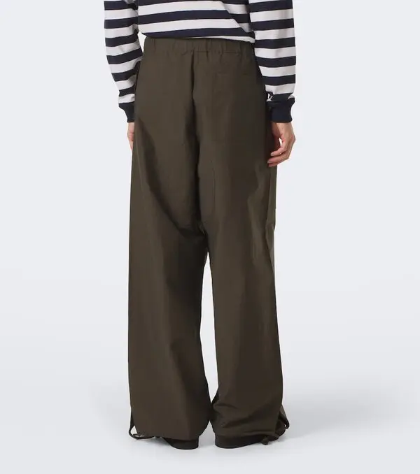 JW Anderson Cotton-blend Wide-leg Pants