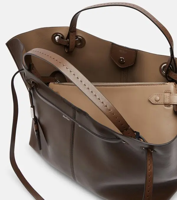 Max Mara Leather Tote Bag