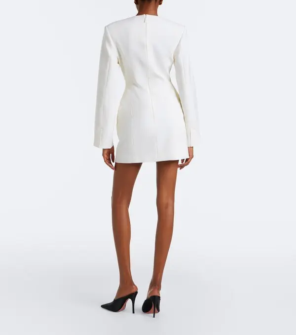 Rachel Gilbert Finley Wool-blend Minidress - White