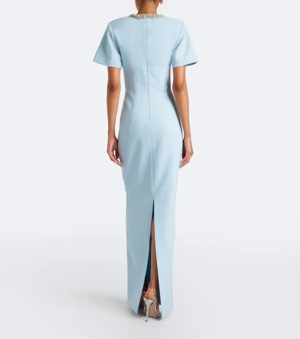 Rachel Gilbert Embellished Corset Gown