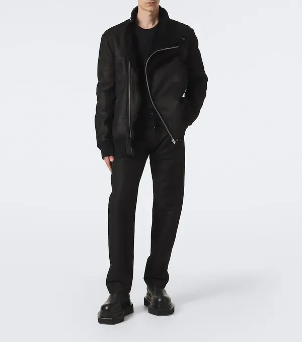 Rick Owens Kurdt Ramie And Cotton Straight Pants