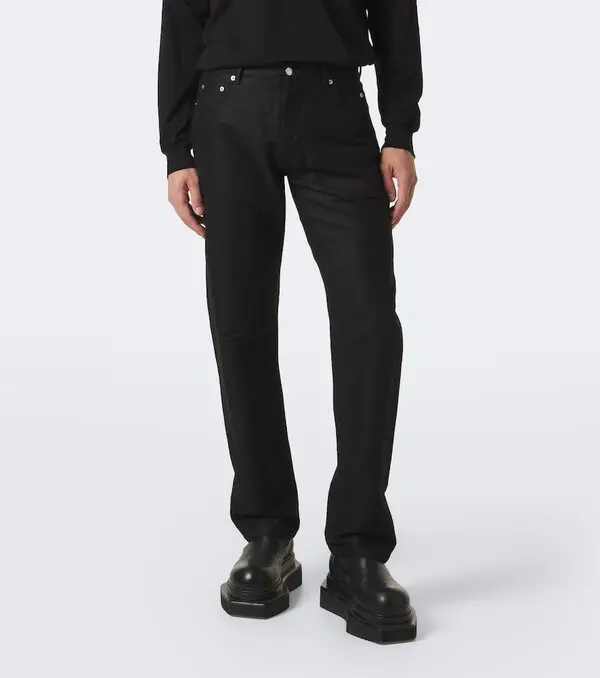 Rick Owens Kurdt Ramie And Cotton Straight Pants