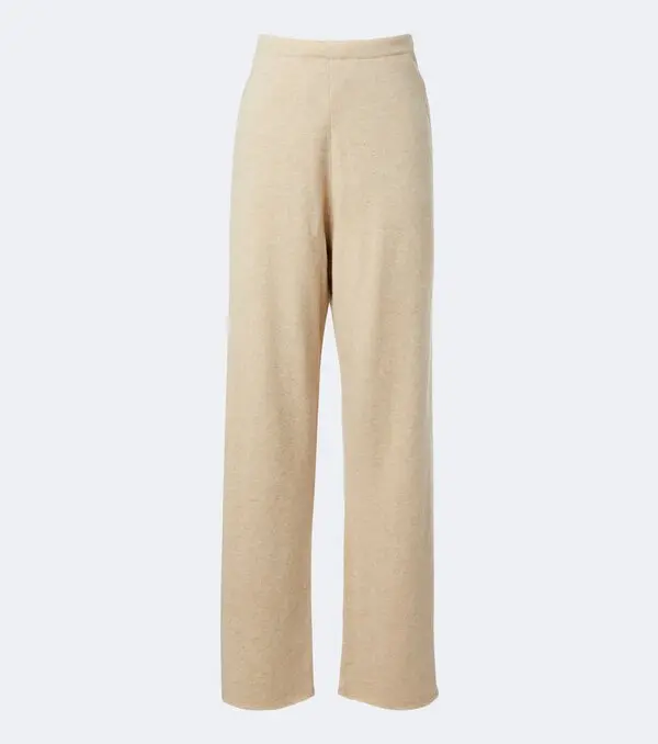 Extreme Cashmere N°479 Runaway Cashmere-blend Pants - Beige