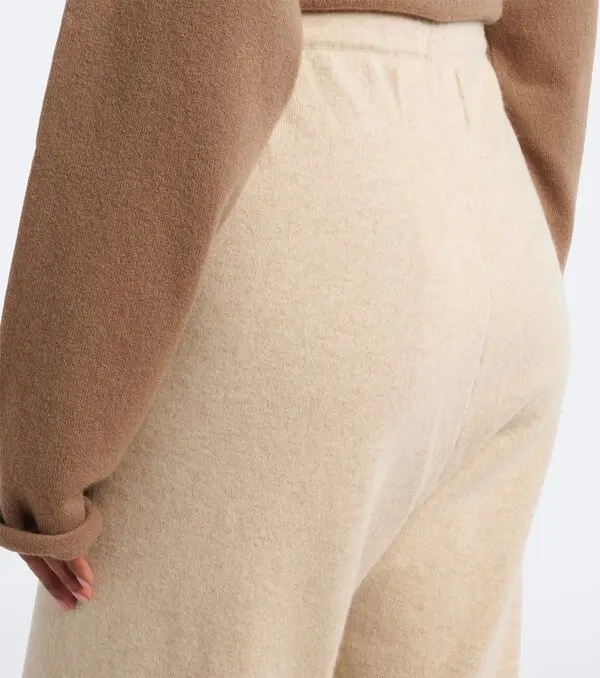 Extreme Cashmere N°479 Runaway Cashmere-blend Straight Pants