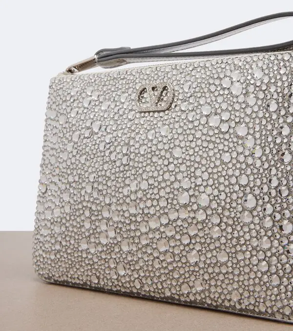 Valentino Garavani Vlogo Swarovski®-embellished Pouch