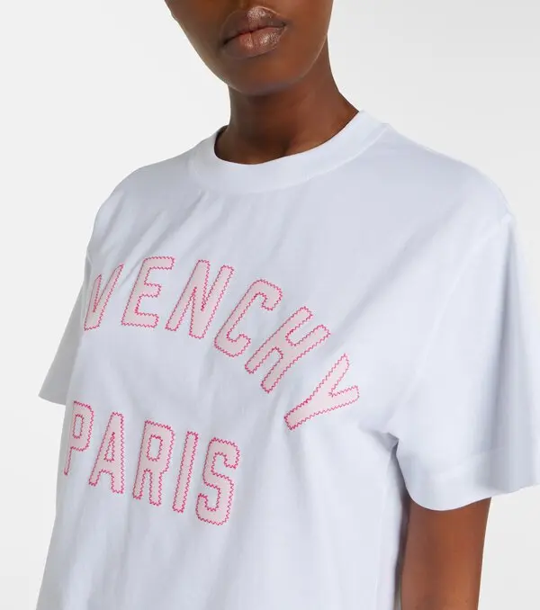 Givenchy Embroidered Cotton T-shirt