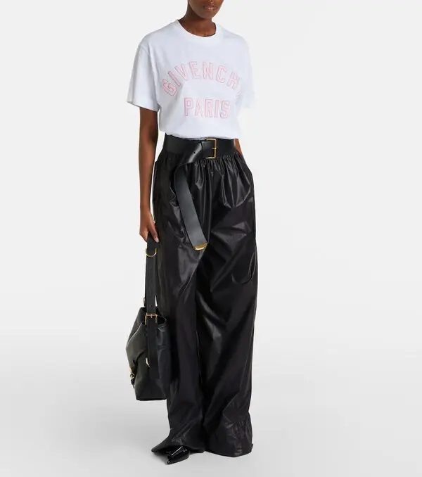 Givenchy Embroidered Cotton T-shirt