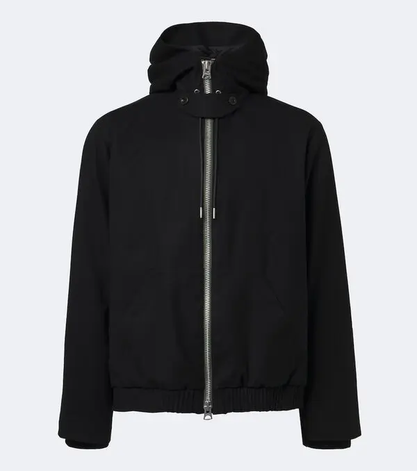 Sacai Hooded Wool Jacket