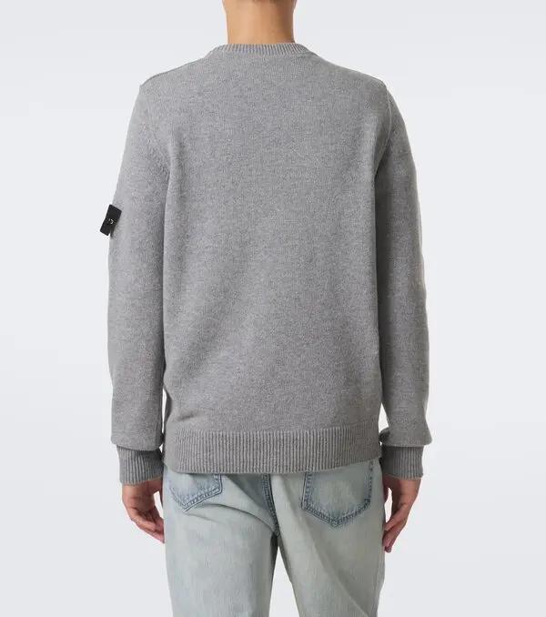 Stone Island Compass Badge Wool-blend Sweater