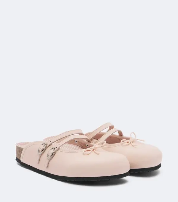 BIRKENSTOCK X Repetto Leather Mules - Pink