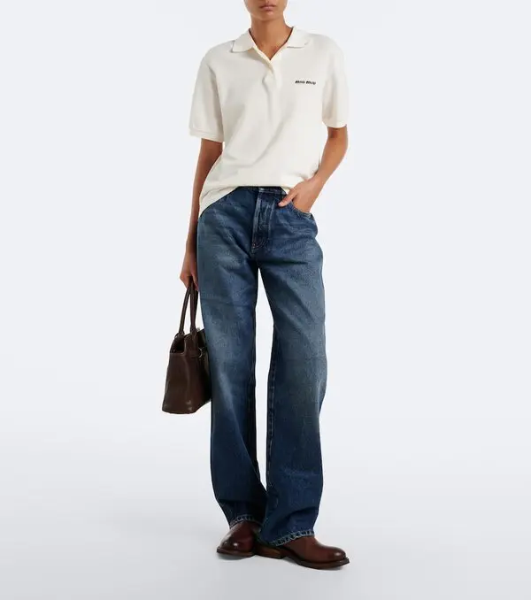 Miu Miu Wide-leg Jeans - Blue