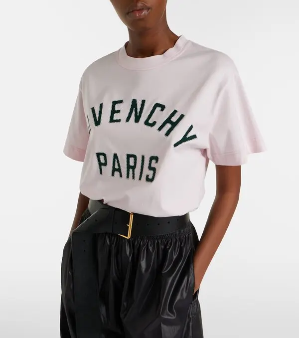Givenchy Logo Appliqué Cotton T-shirt
