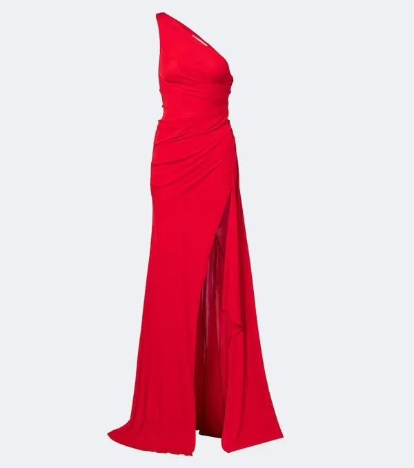 Alex Perry One-shoulder Gown - Red