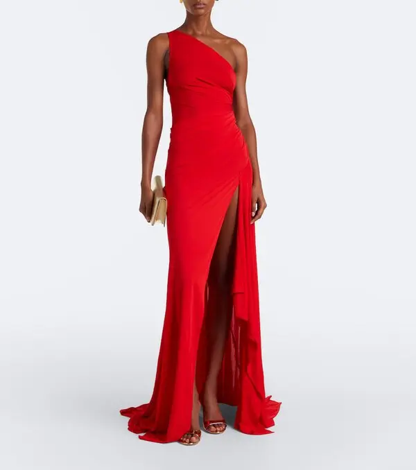 Alex Perry One-shoulder Gown - Red
