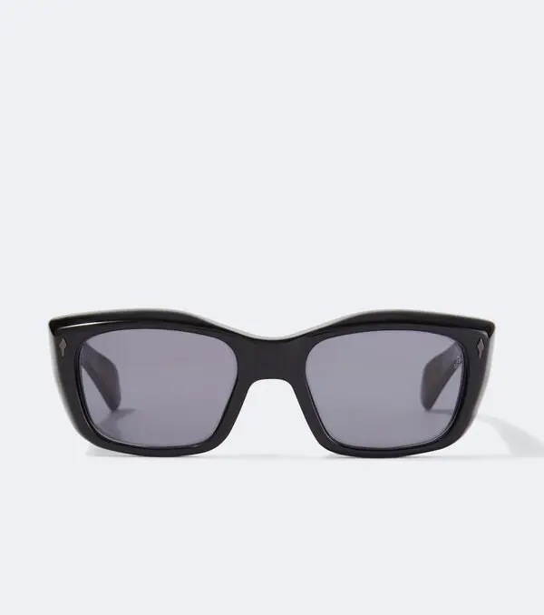 JACQUES MARIE MAGE Corniche Rectangular Sunglasses - Black