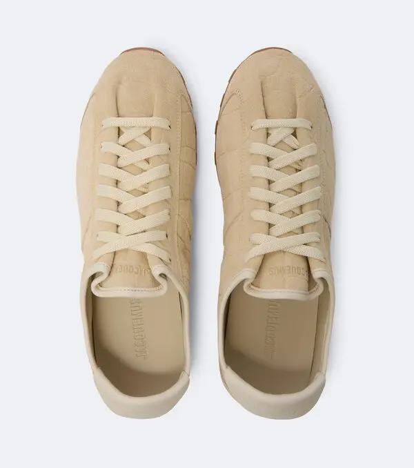 Jacquemus Tennis Croc-effect Suede Sneakers