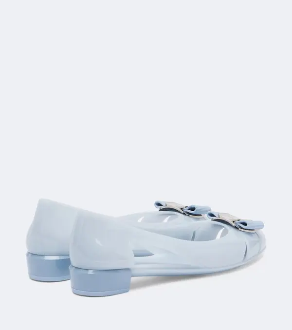 FERRAGAMO Nara Ballet Flats - Blue