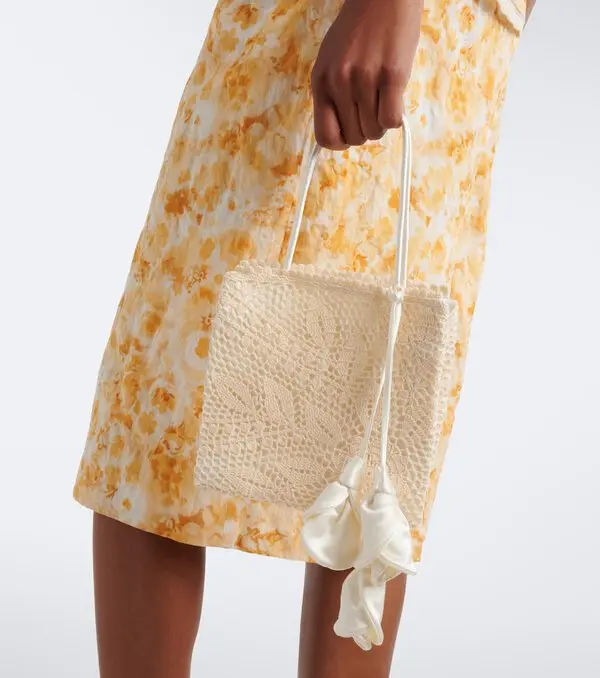 Magda Butrym Julia Crochet Top-handle Bag