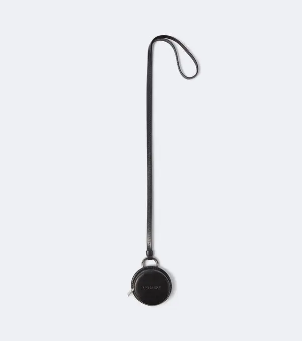 LEMAIRE Leather Necklace - Black