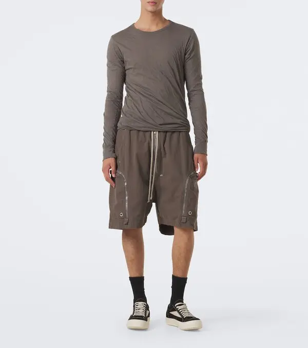 Rick Owens Canvas Sneakers - Black