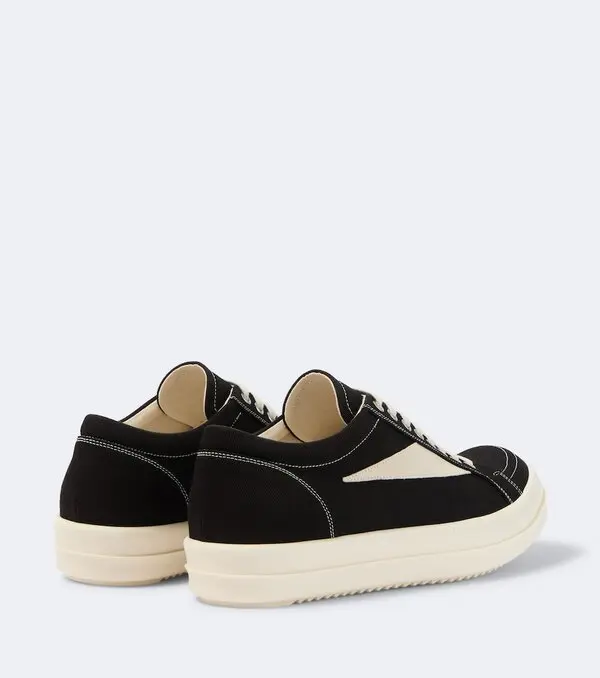 Rick Owens Canvas Sneakers - Black