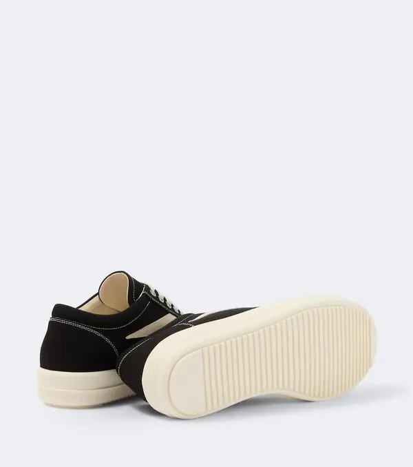 Rick Owens Canvas Sneakers - Black