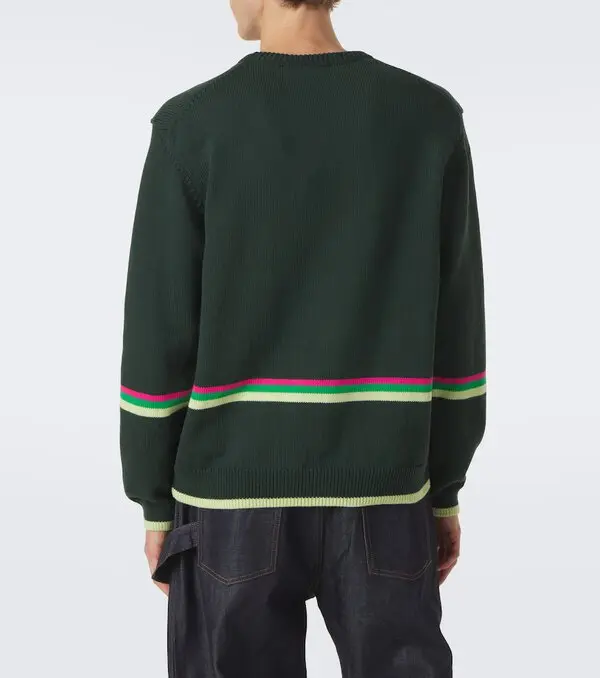 JW Anderson Embroidered Cotton Sweater