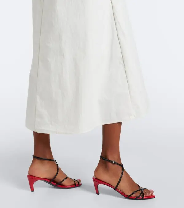 Proenza Schouler Reign Ruffled Cotton-blend Midi Dress - White