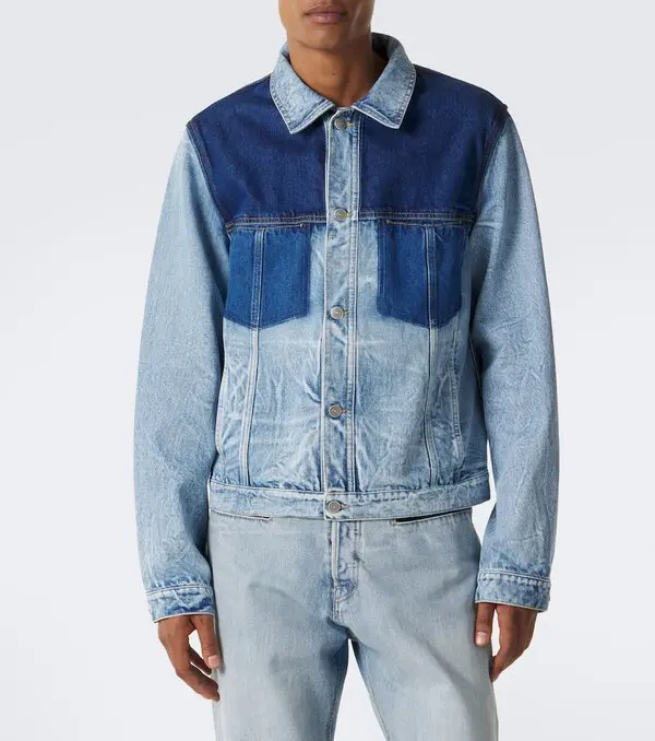 MAISON MARGIELA Patchwork Denim Trucker Jacket