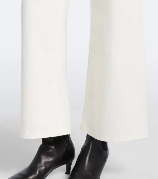 NILI LOTAN Megan Wide-leg Jeans - White