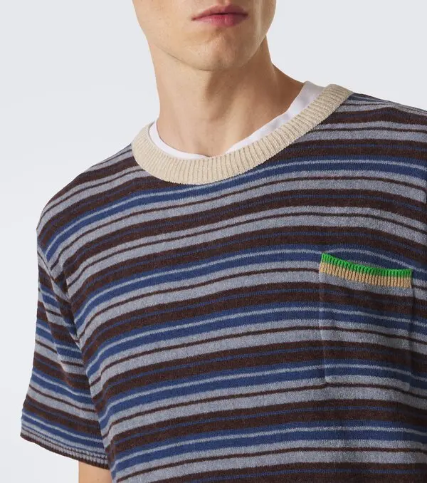 MAISON MARGIELA Knitted Striped T-shirt